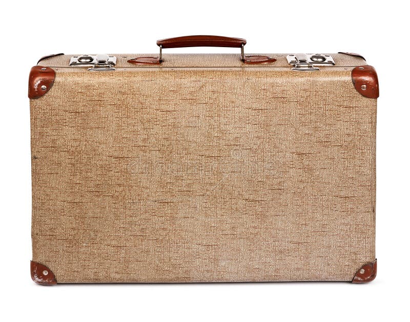 Old vintage suitcase stock photo. Image of isolated, suitcase - 73912520