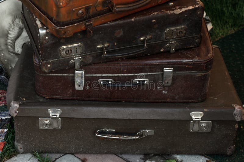 Old vintage suitcase stock image. Image of memory, destination - 92512749