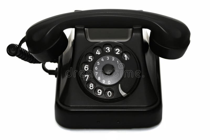 Old vintage telephone stock image. Image of telecommunication - 8337653