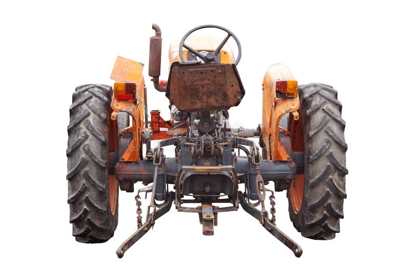 Old vintage tractor stock photo. Image of crop, economy - 79737024