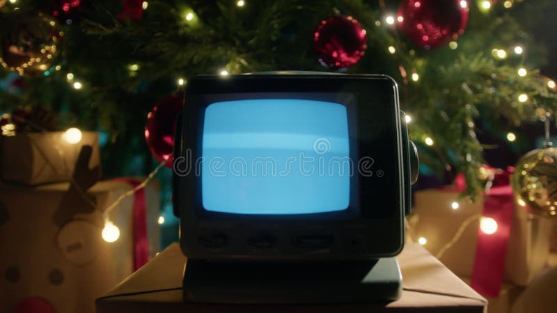 Vintage TV Static Noise Glitch Effect in Axonometric Projection Stock ...