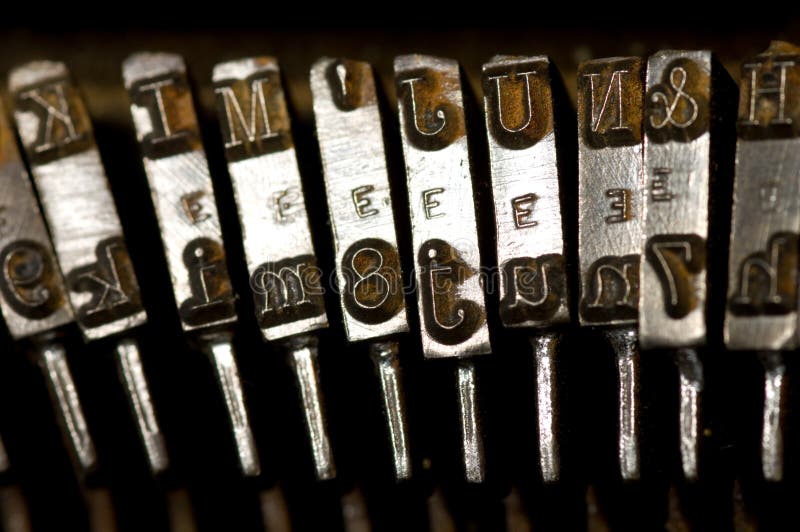 Old vintage typewriter stock image. Image of classic, typing - 2804117