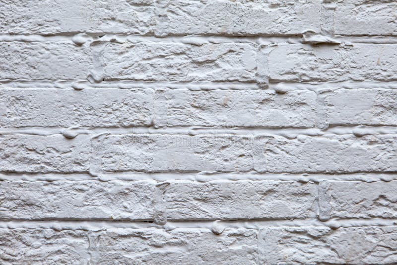 Old Vintage White Brick Wall Stock Photo - Image of grafitti, concrete ...