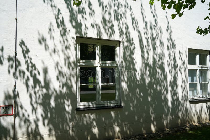Old Vintage Window on the Facade of the Building Stock Photo - Image of ...