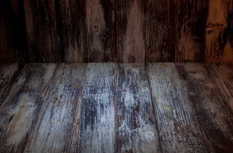 Old Vintage Wooden Planks Corner Surface Background. Stock Image ...
