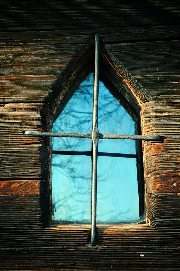 Old vintage wooden window stock photo. Image of exterior - 88713544