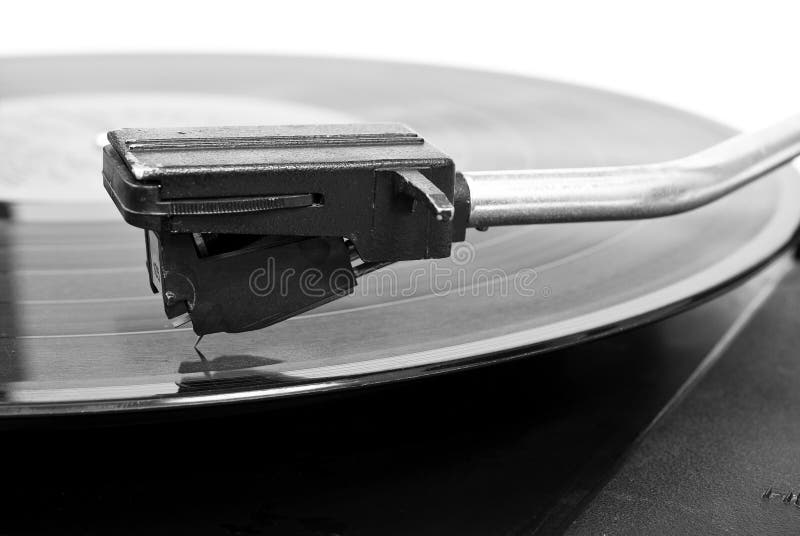 Old vinyl player stock image. Image of disk, techno, oldie - 13982531