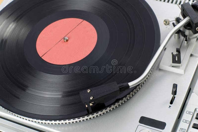 Old Vinyl player stock image. Image of macro, album, audio - 2748105