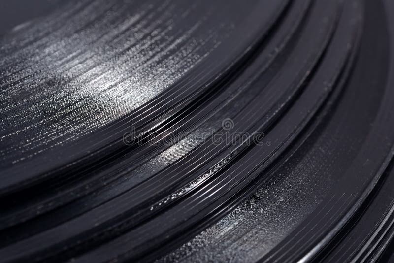 Old vinyl records stock image. Image of roll, club, closeup - 44632875