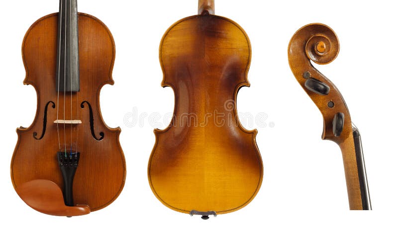 Violin Back View White Back Stock Photos - Free & Royalty-Free Stock ...