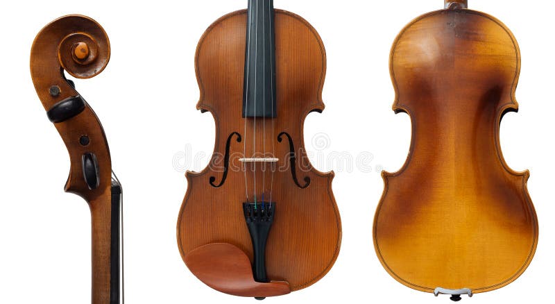 Violin Back View White Back Stock Photos - Free & Royalty-Free Stock ...