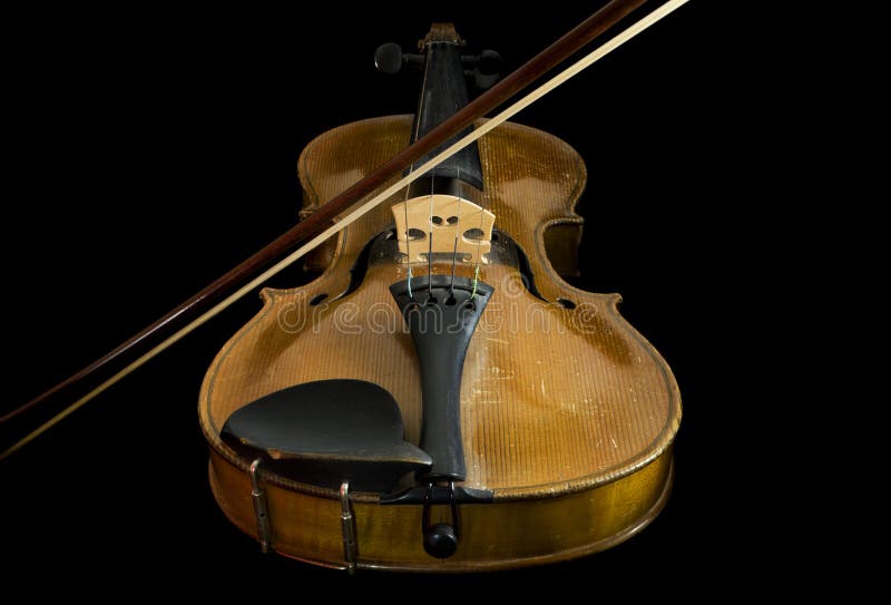Old Violin and Bow, Low Angle View Stock Image - Image of bridge, angle ... Old Violin and Bow, Low Angle View Stock Image - Image of bridge, angle ...
