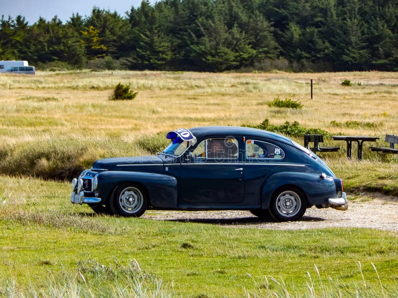Old Volvo car in denmark stock image. Image of vehicle - 203170547