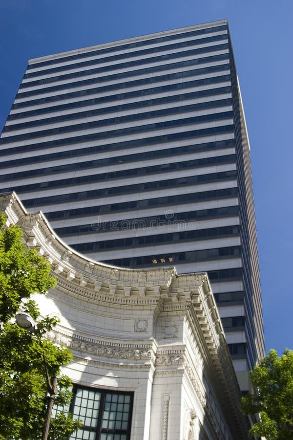 Old vs., New building stock photo. Image of popular - 121638312