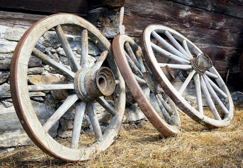 Old wagon wheels stock photo. Image of rusty, circle - 36288646