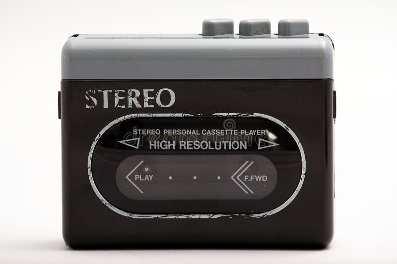Old walkman stock image. Image of music, device, play - 15976115
