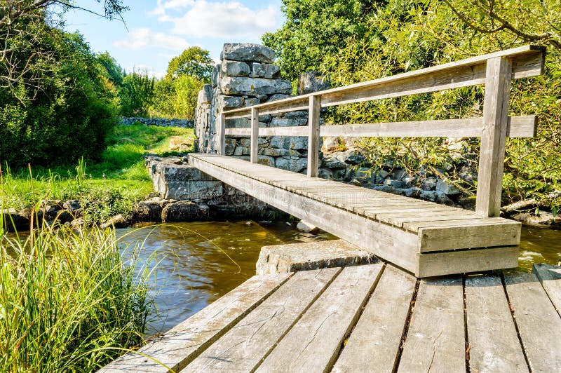 Old walkway bridge stock image. Image of parallel, plank - 33476047