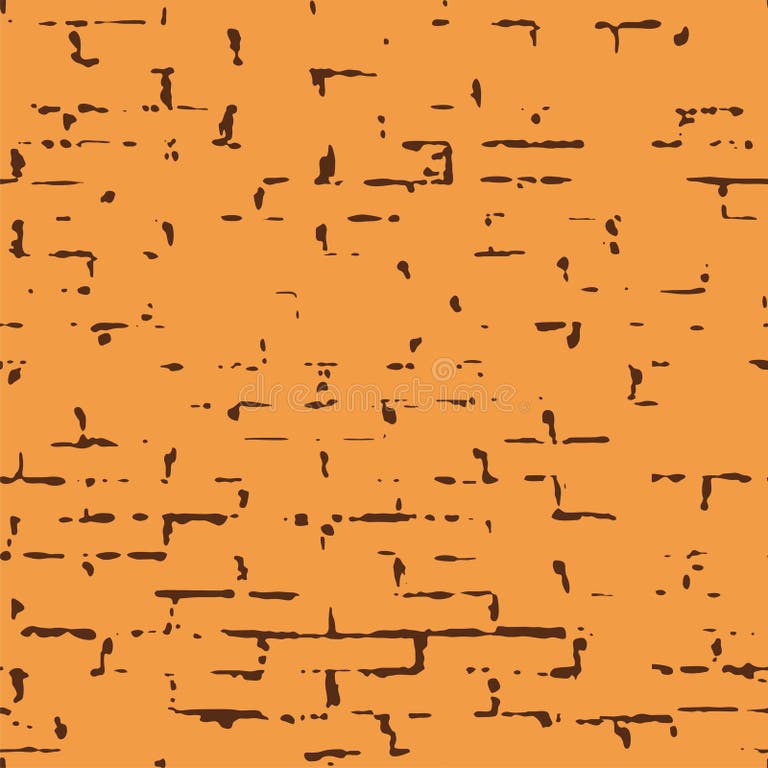 Old Wall Brick Texture. Vector Seamless Pattern Stock Illustration ...