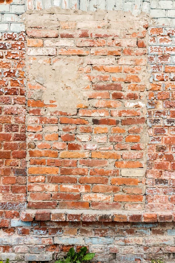 Old Wall with Bricked Up Windows Stock Photo - Image of immure, house ...