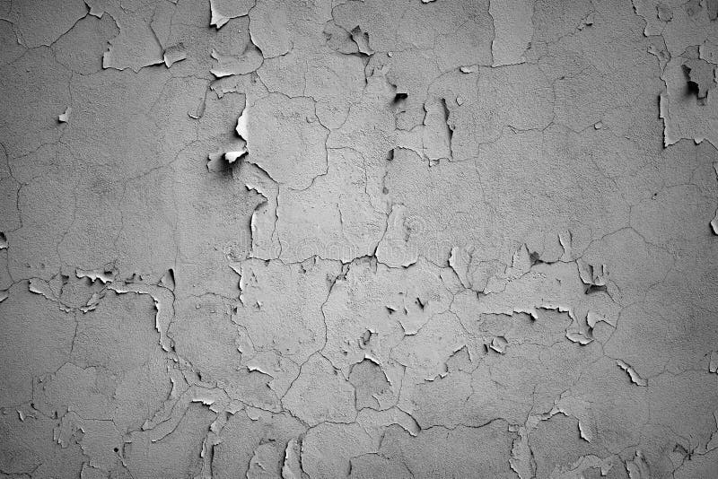 Old Wall with Cracks and Falling Paint Stock Image - Image of process ...
