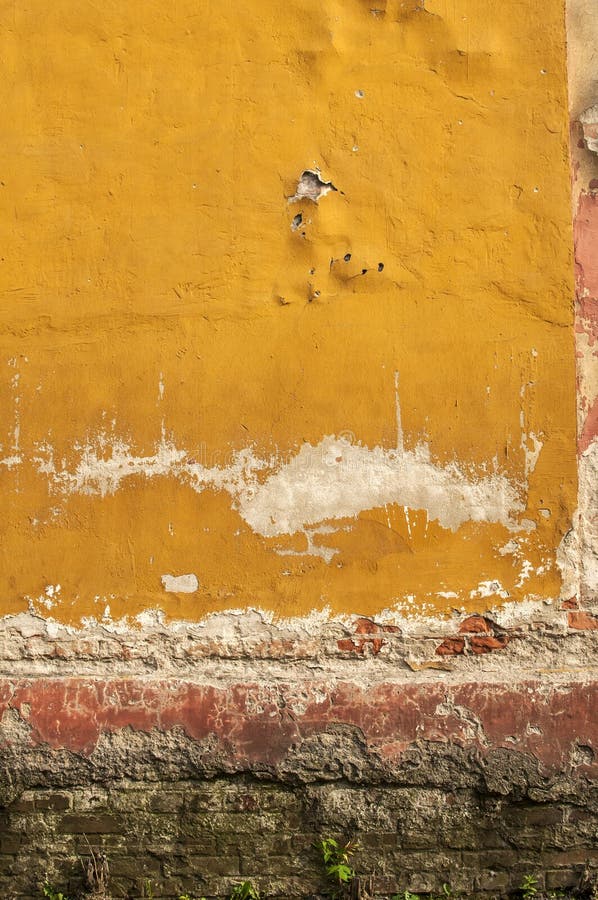 Old Wall with Crumbling Plaster Stock Photo - Image of stucco, surface ...