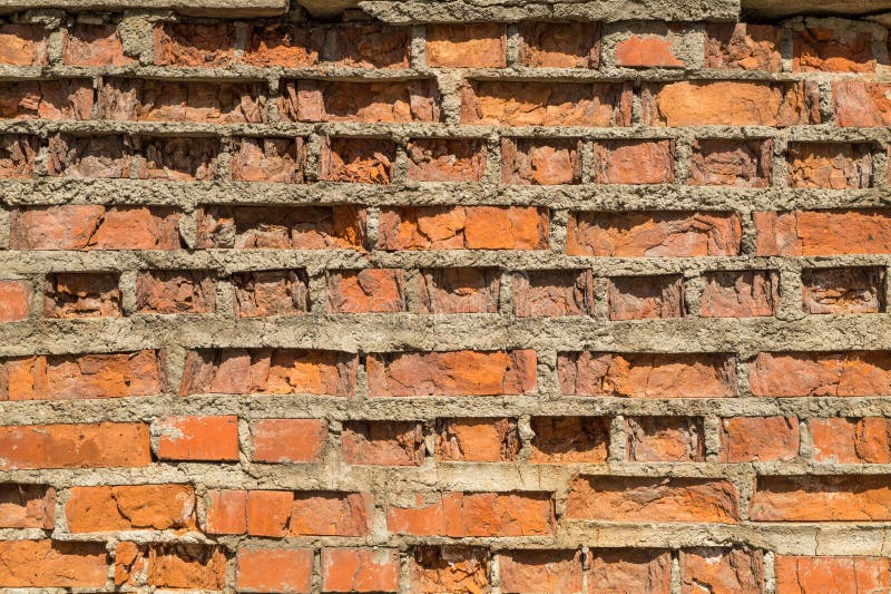 Crumbling brick wall stock photo. Image of building - 187864968