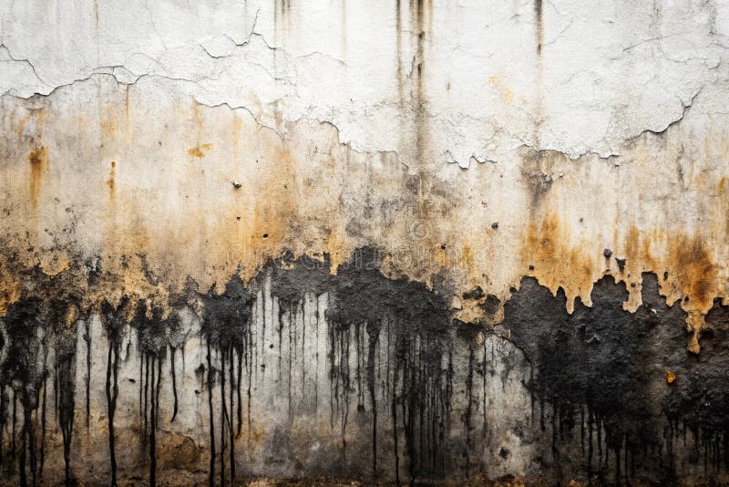 Old Wall Texture Smeared with Engine Oil Cement Dark Black Gray ...