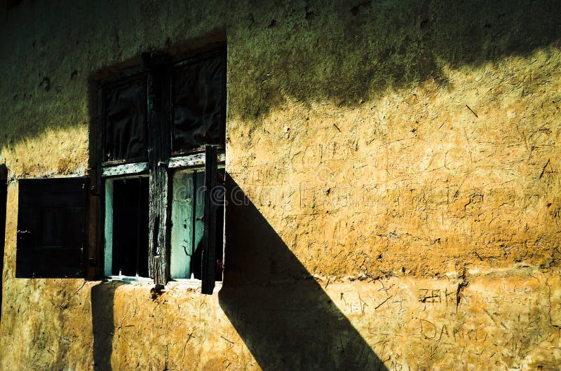 Old wall stock photo. Image of shadow, wall, farm, outdoors - 95703918