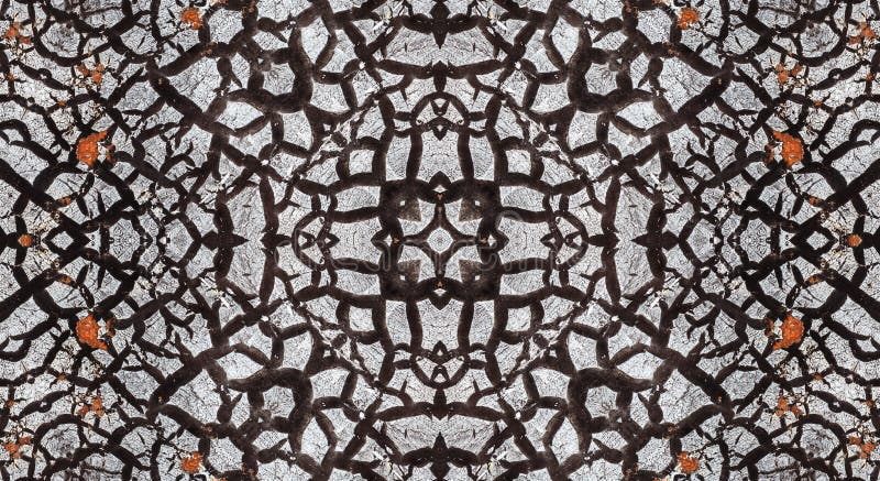 Old Wall with Fractal Pattern Stock Image - Image of background ...