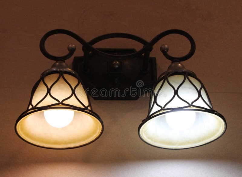 Old wall lamp stock photo. Image of elegance, elegant - 161978866
