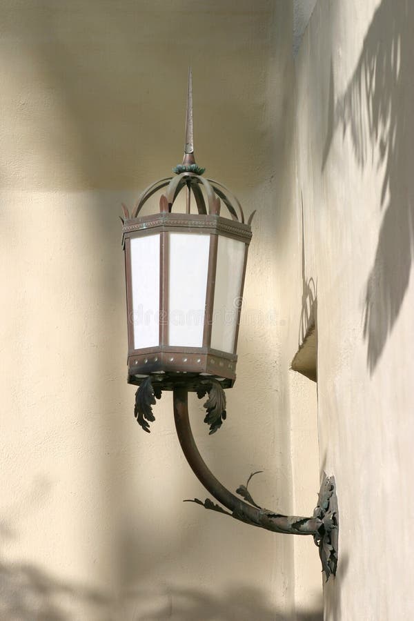 Old Wall Light Lamp stock image. Image of gothic, antique - 1669