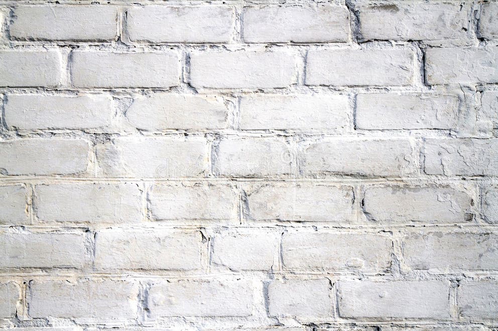 The Old Wall is Made of Light Bricks. Stock Image - Image of concrete ...