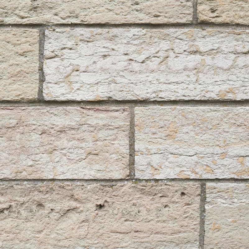 Old Limestone Brick Wall Fragment Stock Photo - Image of background ...