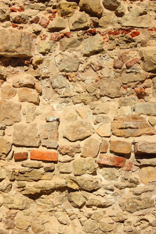 Old Wall Made of Rocks. Medieval Rocky Surface. Texture of an Old Rocks ...