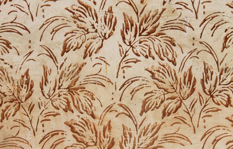 Old wall with motif stock image. Image of motif, beauty - 34107337