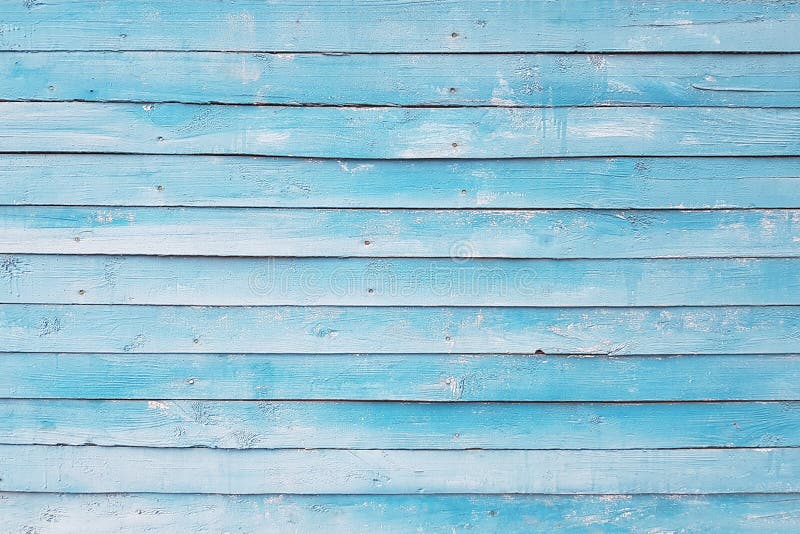 Old Wall of Painted Blue Boards, Background, Texture Stock Photo ...