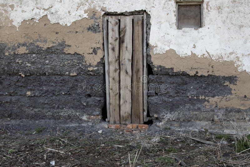 Old wall of rough masonry stock image. Image of bricks - 187845127