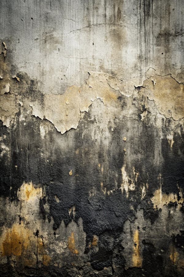 Old Wall Texture with Engine Oil and Cement Design Stock Illustration ...