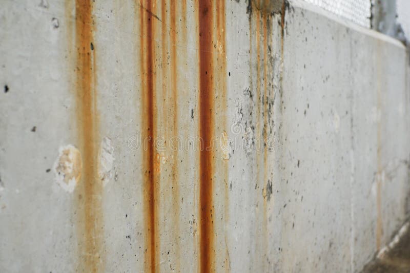 Old Wall Texture with Rust Stains Stock Image - Image of plaster, brick ...