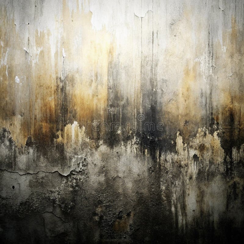 Old Wall Texture with Engine Oil and Cement Design Stock Illustration ...