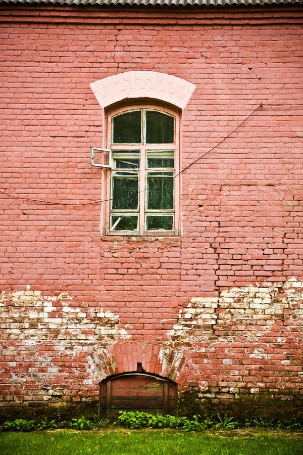 Old wall with window stock photo. Image of house, building - 17359486