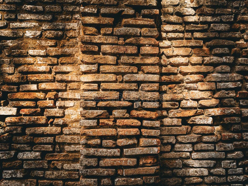 An Old Wall with Wooden Material is Still Very Sturdy. Stock Photo ...