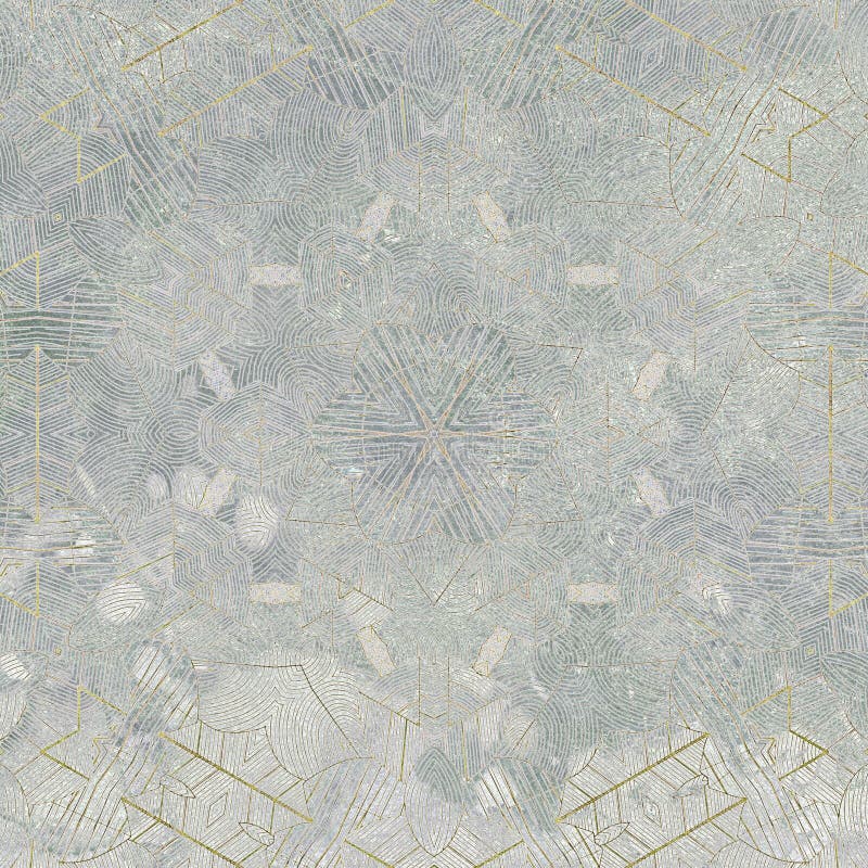 Old Wallpaper with a Geometric Pattern. Destroyed Surface. Stock ...