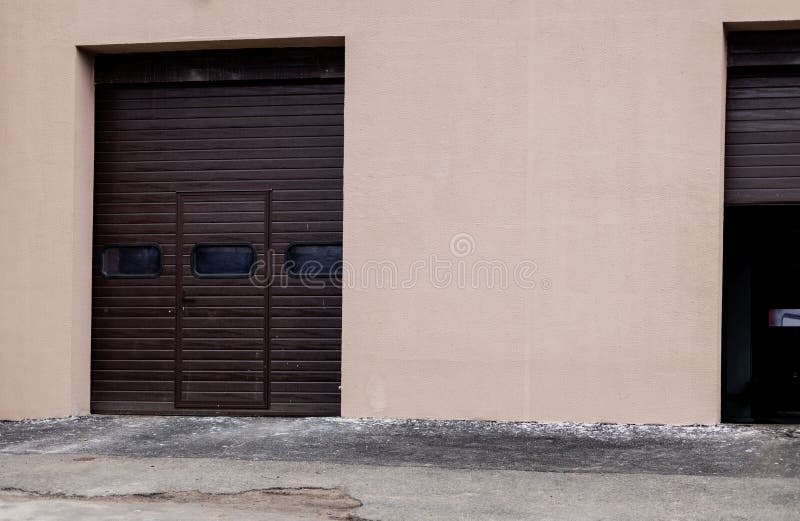 Old warehouse building stock photo. Image of door, loading - 248401666