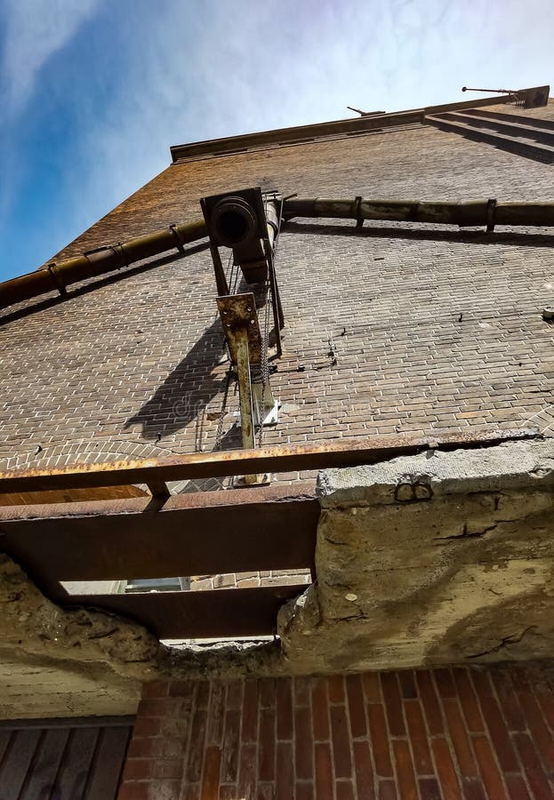 Old Warehouse Building in the Port of Wismar Stock Image - Image of ...