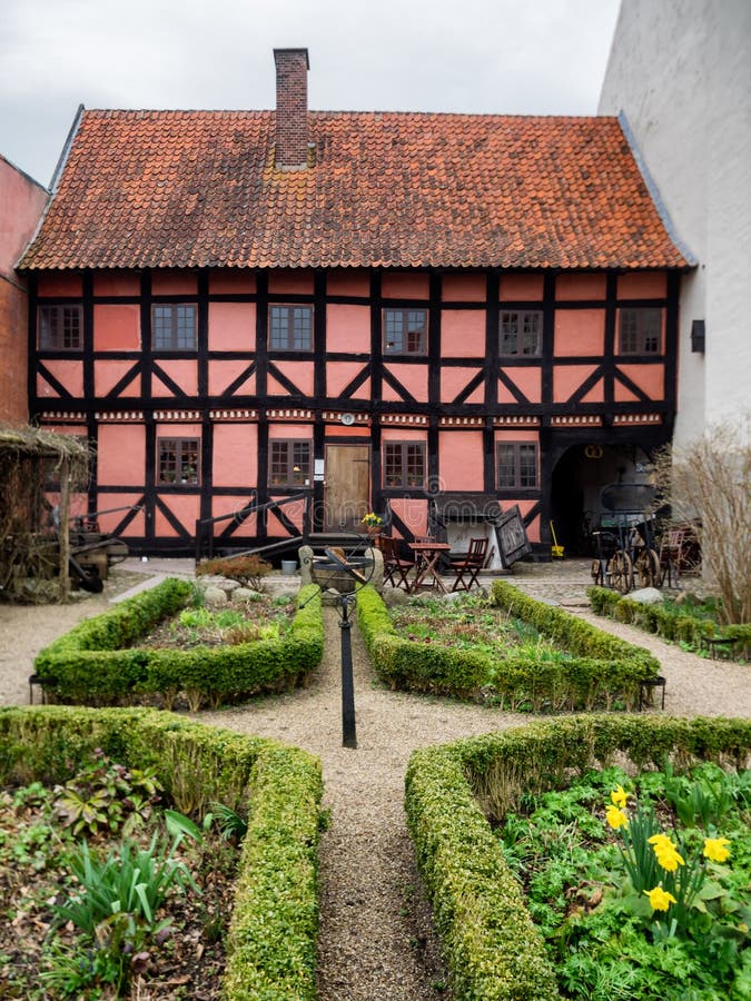 Old Warehouse in Kerteminde on Funen, Denmark Stock Photo - Image of ...
