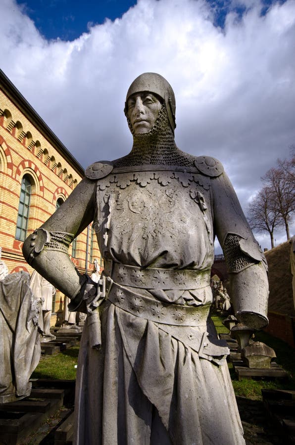 Old Warrior Statue in Berlin, Germany Stock Photo - Image of monument ...