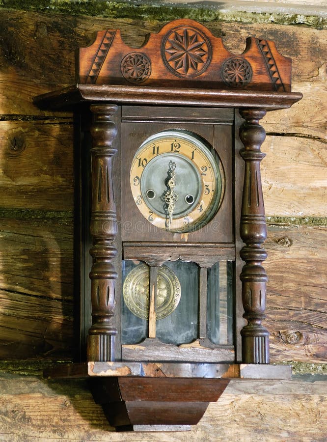 Old watch stock image. Image of wall, antique, minute - 12100311