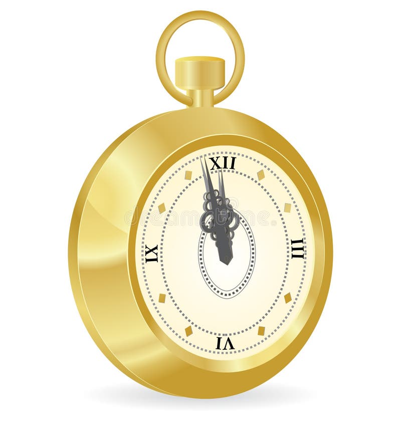 Old watch stock vector. Illustration of circle, antique - 17054527