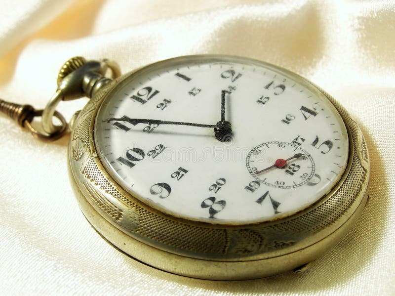 Old watch stock image. Image of silver, little, chain, hour - 685157